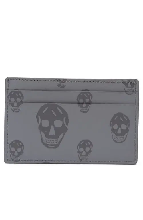 Alexander McQueen Skull Leather Card Case