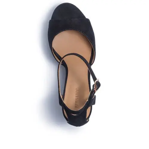 Bernardo Valeria Platform High Heel Sandal - Black