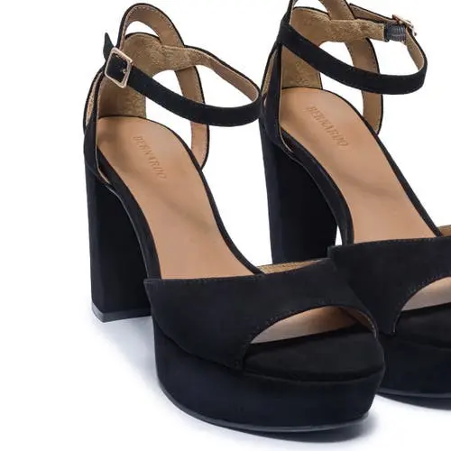 Bernardo Valeria Platform High Heel Sandal - Black