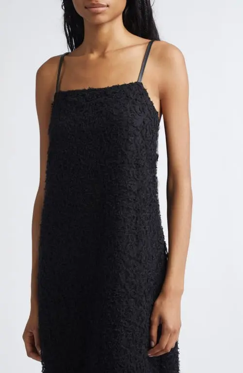Proenza Schouler Virginie Embroidered Fringe Mesh Slipdress