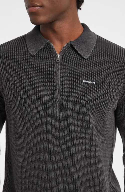 Guess Organic Cotton Half-zip Sweater
