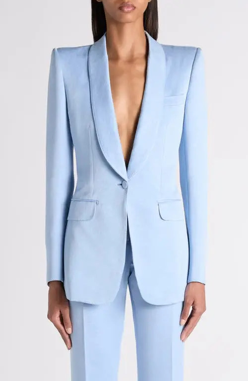 TOM FORD Washed Cotton & Silk Duchesse Satin Jacket