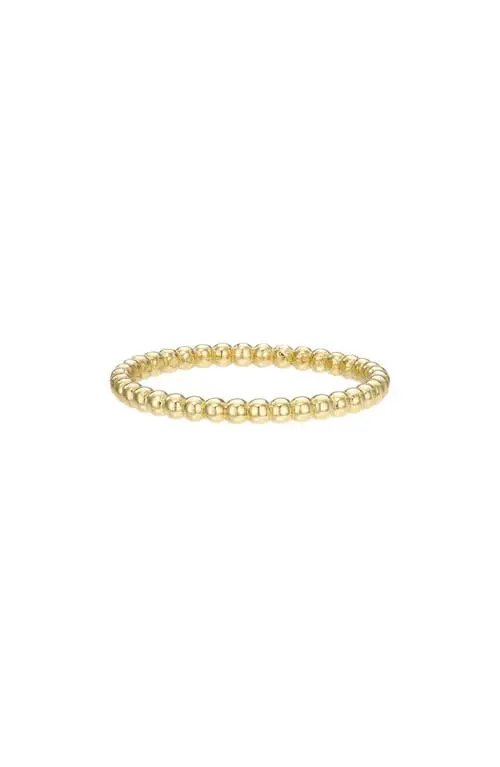 ZOE LEV 14k Gold Bead Band Ring - Yellow Gold