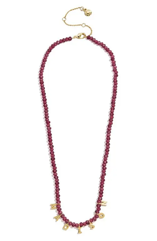 Baublebar Custom Beaded Necklace - Red