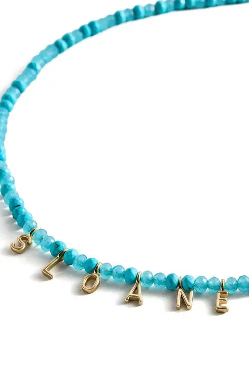 Baublebar Custom Beaded Necklace - Turquoise