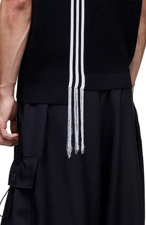 Y3 Gfx 3-stripes Deconstructed Sweater Vest