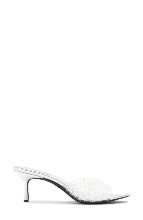Jeffrey Campbell Slide Sandal - Clr Slvr