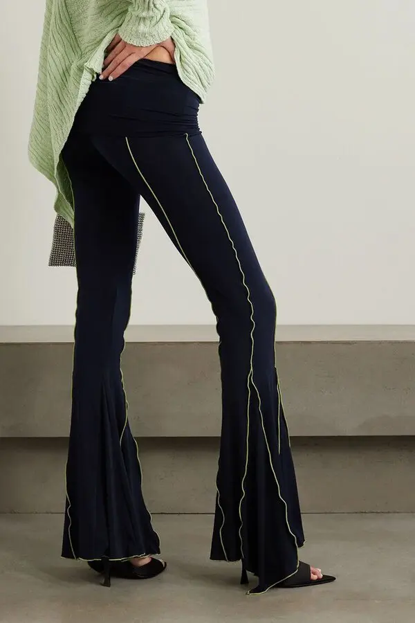 SIEDRES Luse Embroidered Flared Pants