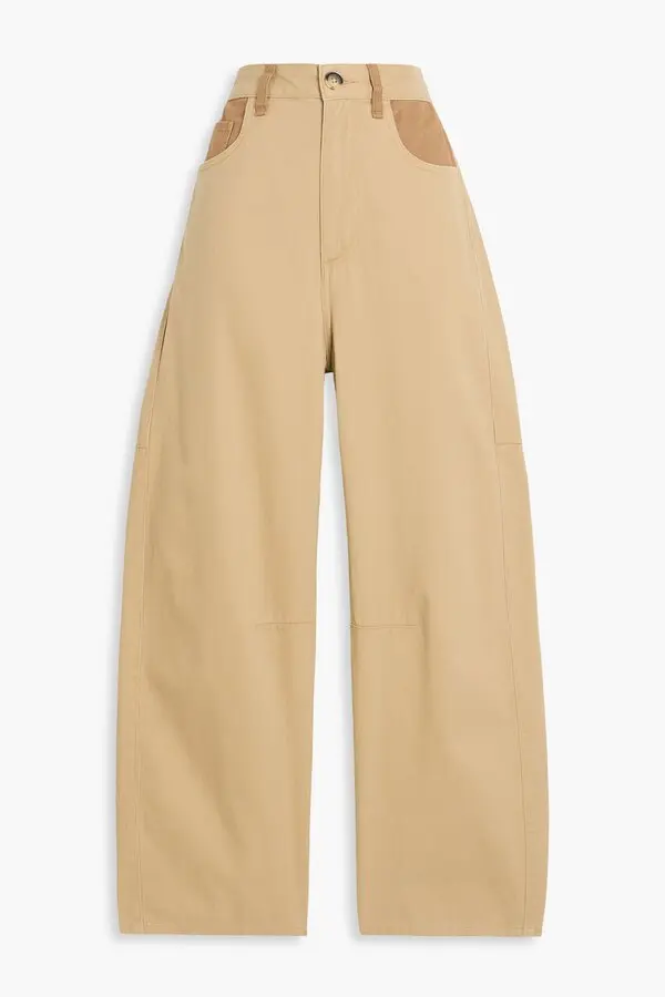 Rag & Bone Charlie Cropped Cotton-twill Pants