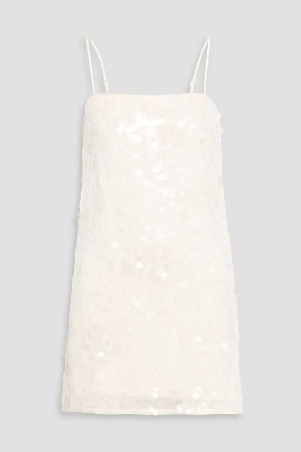 Simkhai Lollie Sequined Mini Dress - Off-white