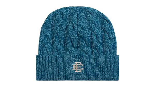 ERIC EMANUEL Ee Beanie - Blue/tan