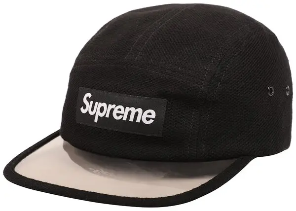 Supreme Pique Angler Camp Cap - Black