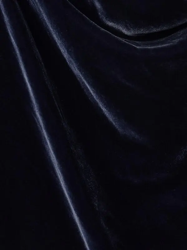 Olivia Von Halle Garbo Silk-velvet Nightdress