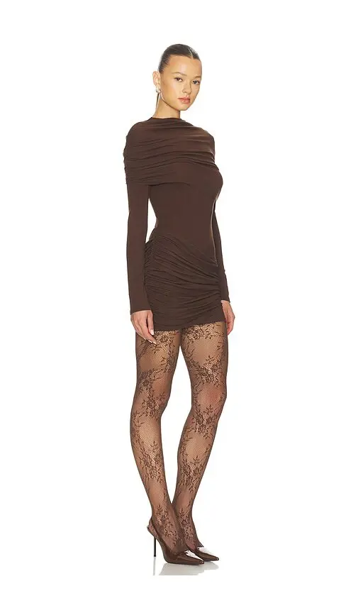 Line & Dot Lior Draped Mini Dress