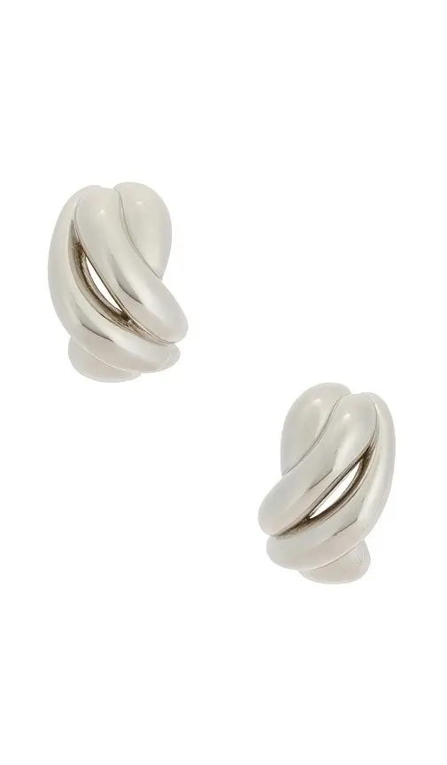 ROXANNE ASSOULIN Knot Earrings - Silver