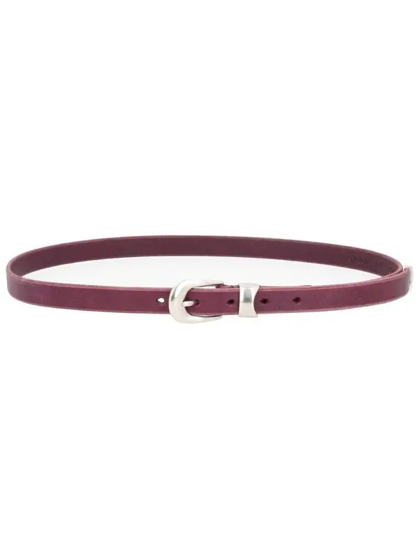 Our Legacy Leather Belt - Red