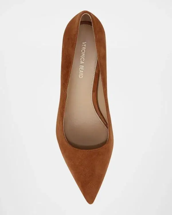 Veronica Beard Rita Suede Pumps - Brown