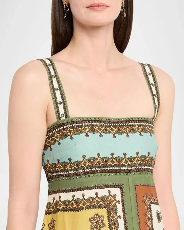 ALEMAIS Contina Midi Day Dress - Multi