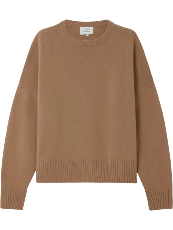 Loulou De Saison Anton Embroidered Cashmere Sweater - Brown