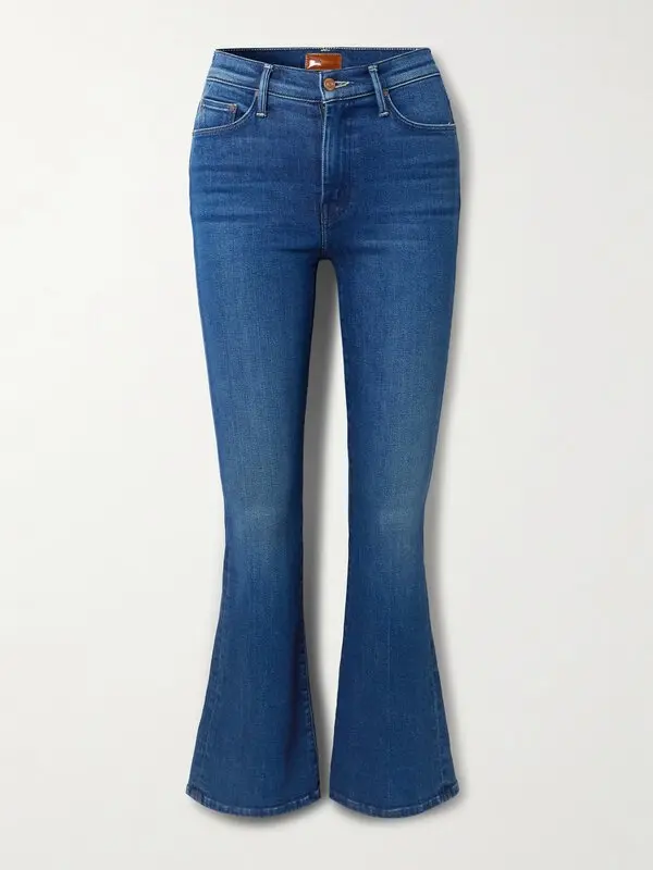 MOTHER The Weekender Mid-rise Flared Jeans