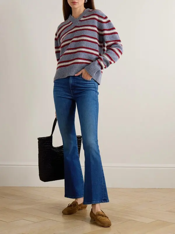 MOTHER The Weekender Mid-rise Flared Jeans