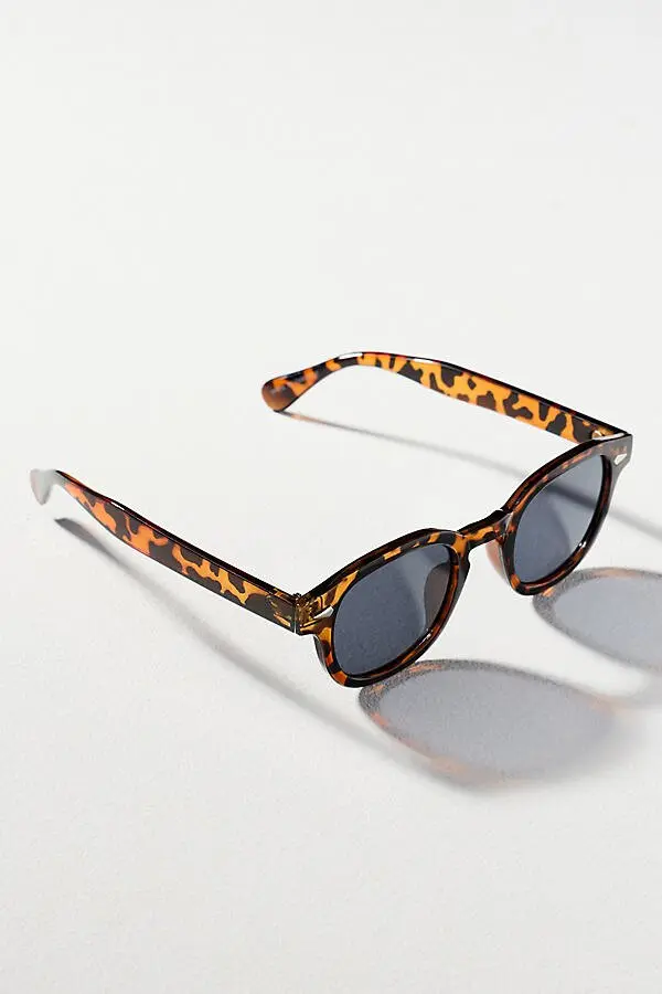 I-SEA Round Frame Sunglasses - Tortoise