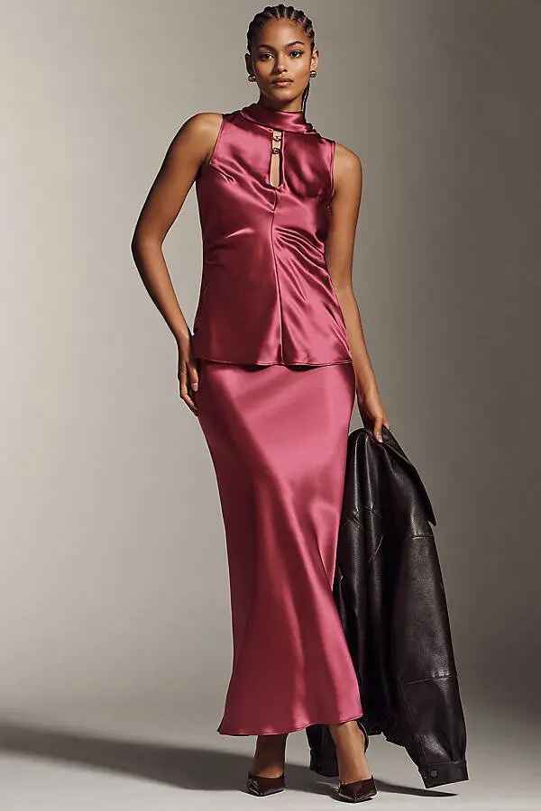 Acler Maxi Slip Skirt