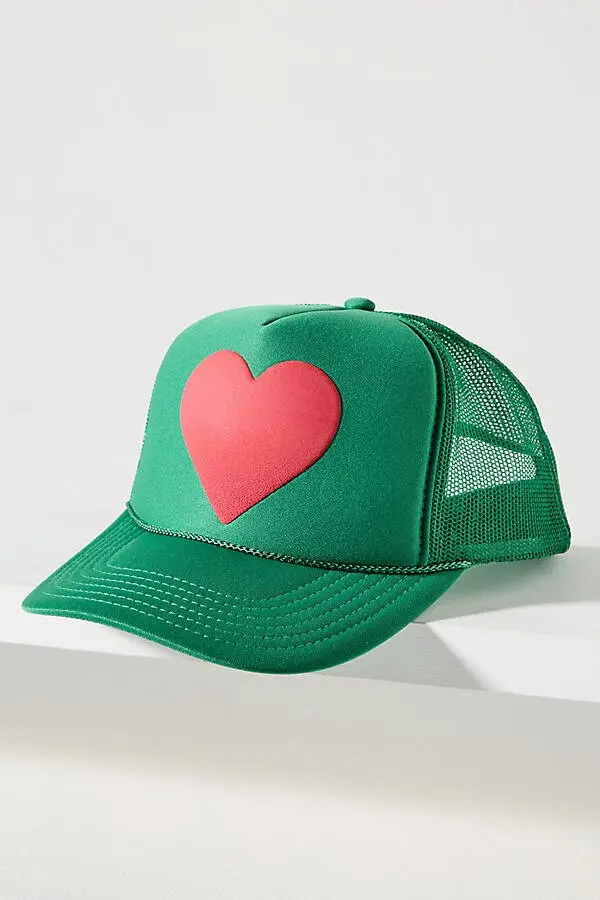 ASCOT + HART Heart Trucker Hat - Green