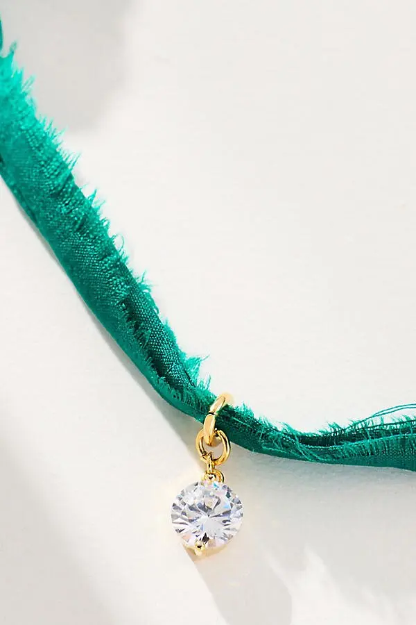 Cloverpost Silk Pendant Necklace