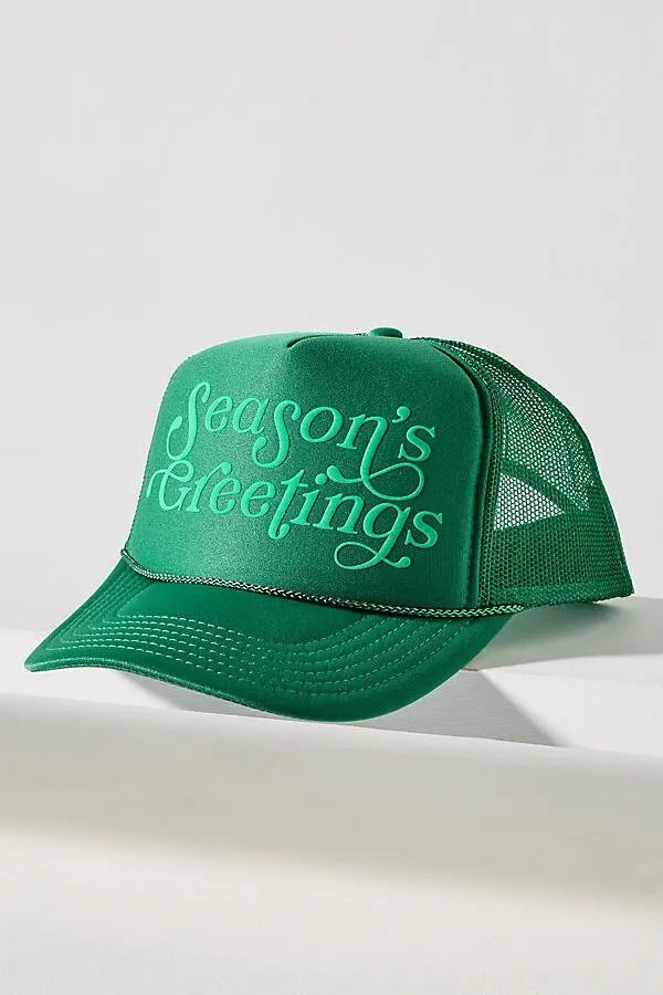 ASCOT + HART Season's Greetings Trucker Hat - Green