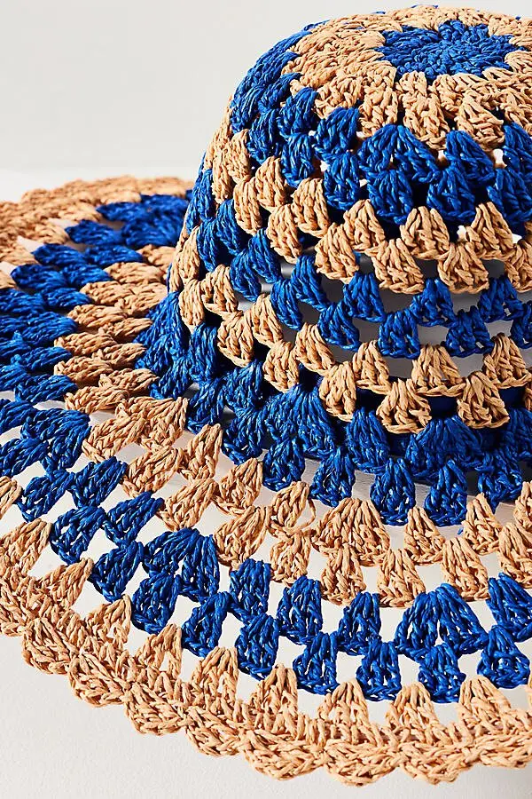 San Diego Hat Julep Crochet Hat - Blue