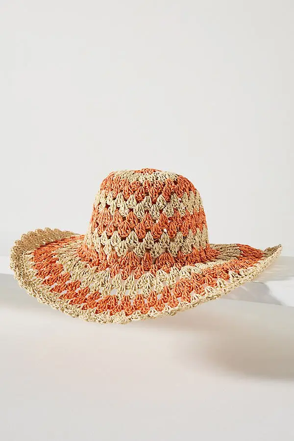 San Diego Hat Julep Crochet Hat - Orange