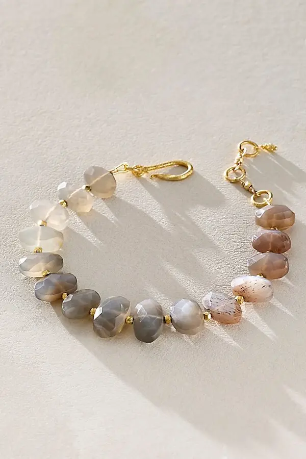 ROBINDIRA UNSWORTH Fp X Stone Bracelet - Gey Moonstone