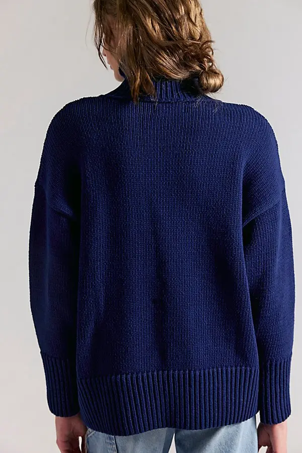 Free People Mercer Knit Turtleneck Pullover