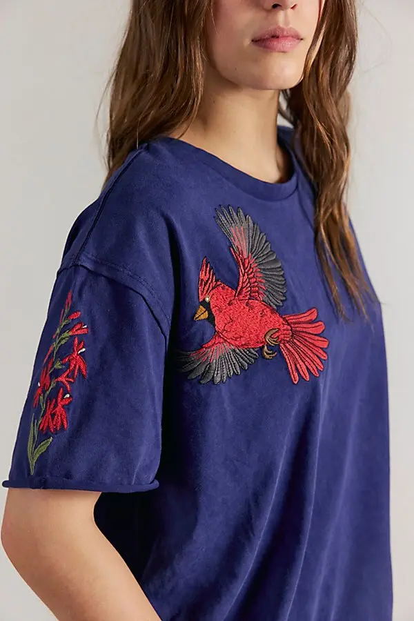 DENIM AND BONE Hummingbird Tee