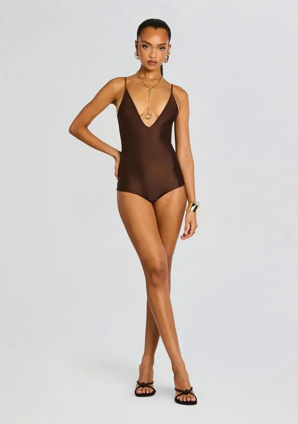 SHANI SHEMER Brigitte One-piece - Espresso