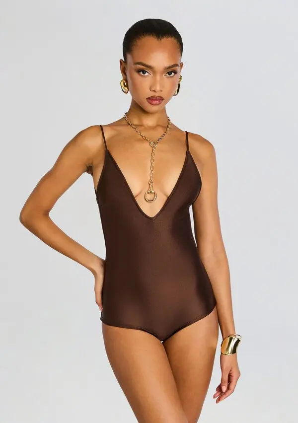 SHANI SHEMER Brigitte One-piece - Espresso