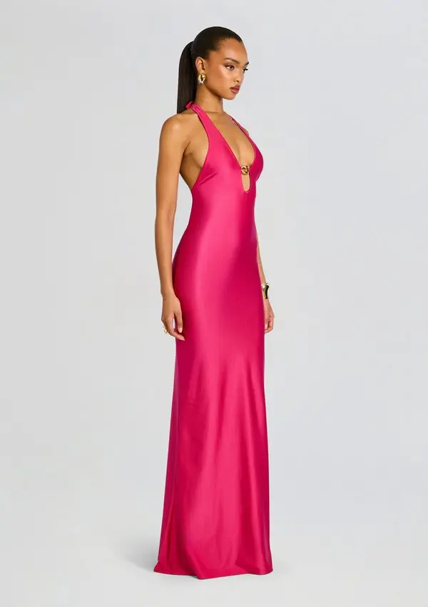 SHANI SHEMER Sienna Maxi Dress - Fuchsia