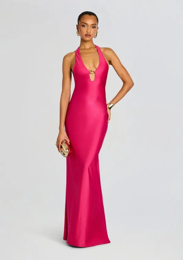 SHANI SHEMER Sienna Maxi Dress - Fuchsia