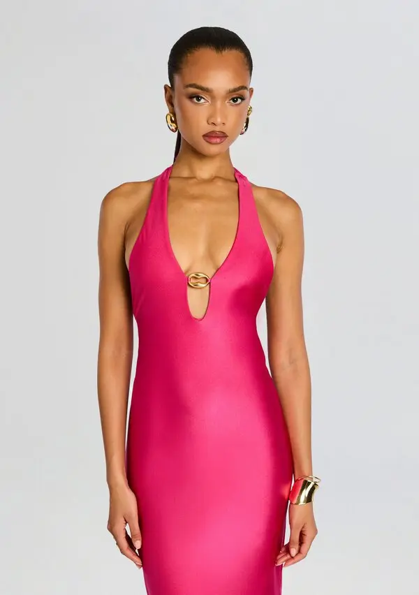SHANI SHEMER Sienna Maxi Dress - Fuchsia