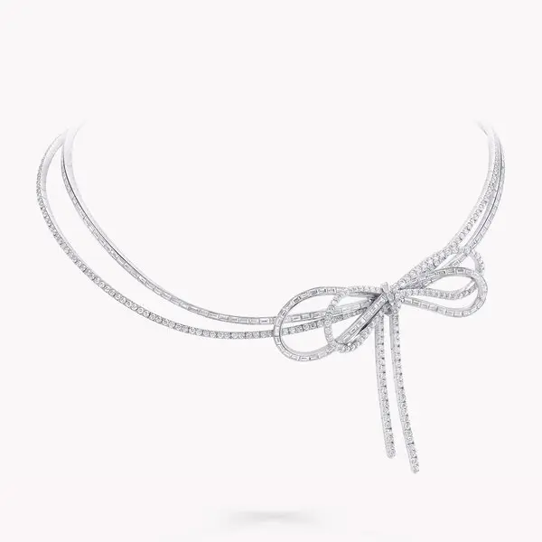 Graff Tilda’s Bow Diamond Necklace - White Gold