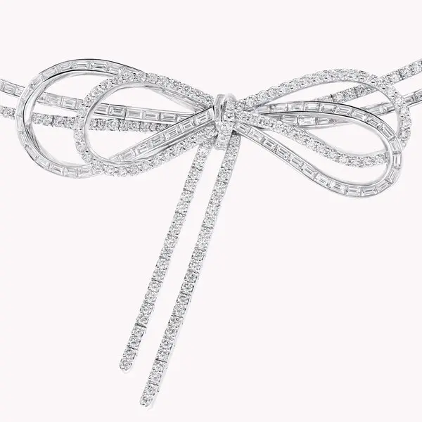 Graff Tilda’s Bow Diamond Necklace