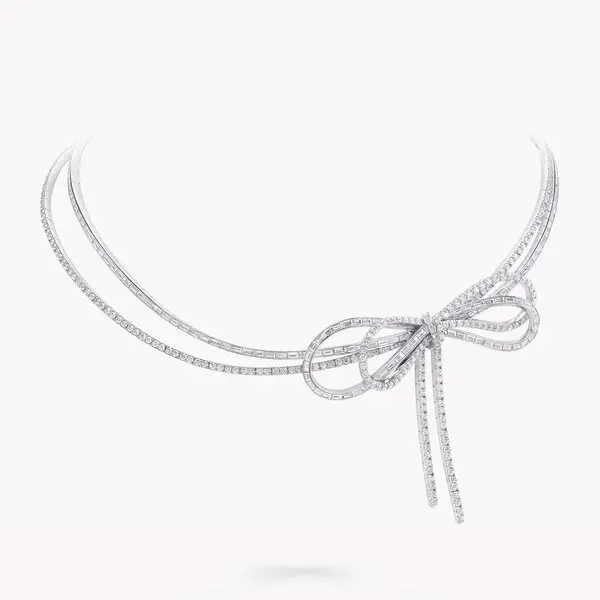 Graff Tilda’s Bow Diamond Necklace - White Gold