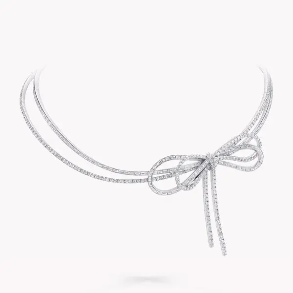 Graff Tilda’s Bow Diamond Necklace - White Gold