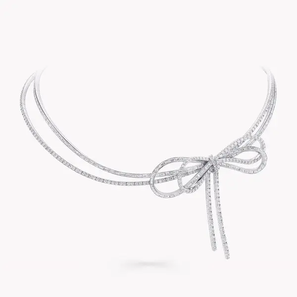 Graff Tilda’s Bow Diamond Necklace - White Gold