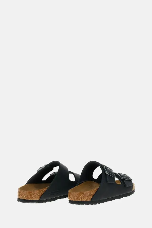 BIRKENSTOCK Arizona Oiled Leather Sandal - Black
