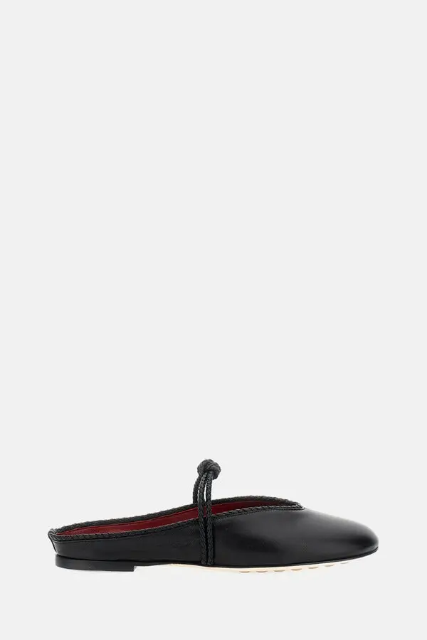 Bottega Veneta Lucia Ballerina Mules - Nero