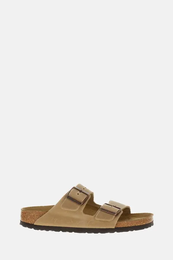 BIRKENSTOCK Arizona Oiled Leather Sandal - Brown