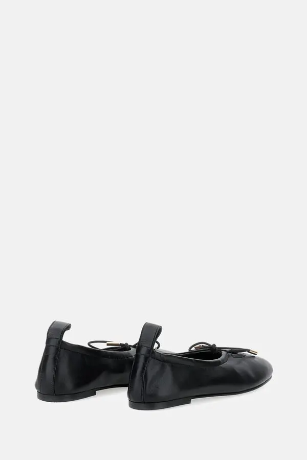 ALOHAS Rosalind Leather Ballet Flats - Black