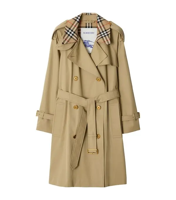 Burberry Castleford Mid-length Trench Coat - Beige